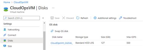 Microsoft Azure Creating An Os Disk Snapshot Of A Azure Vm Geeksforgeeks