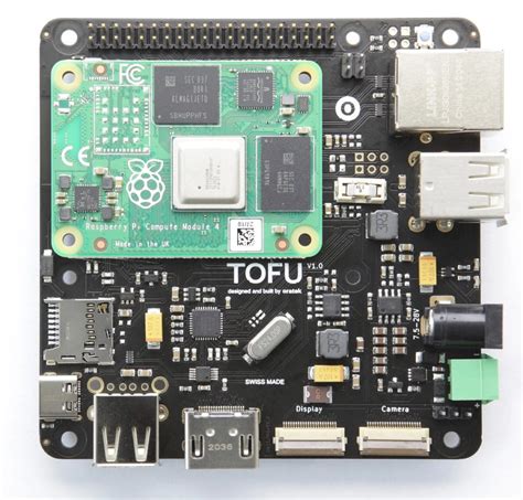 Raspberry Pi Compute Module 4 Industrial Carrier Board Supports M 2 Nvme Ssd 4g Lte Modem Cnx