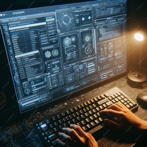 Software Development Gui In Unreal Engine Premium Ai Generated Image