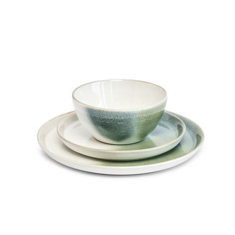 Sango Color Block Reactive 12 Piece Dinnerware Set And Reviews Wayfair