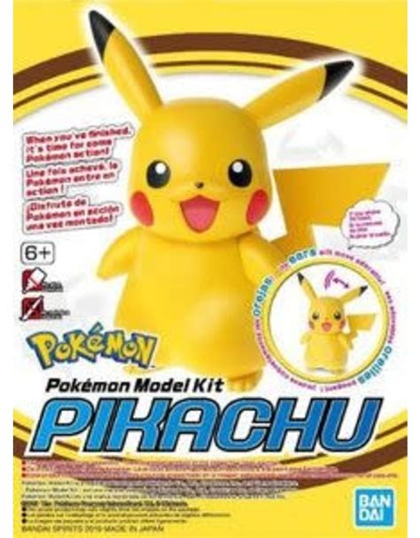 Ban2487421 Pikachu Pokemon Bandai Pokemon Model Kit My Tobbies