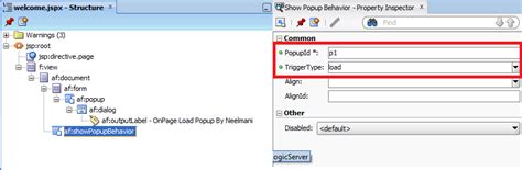 oracle fusion middleware technologies adf how to call a method on