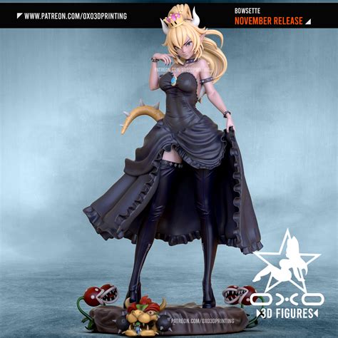 🎮 Bowsette・ 3d File For 3d Printing・cults