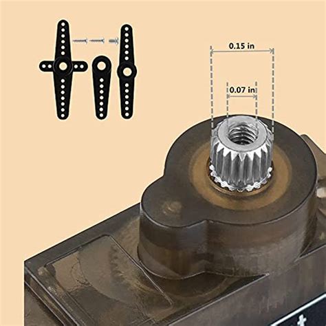 Adeept 2pcs Micro Servo Motor Kit Ad002 9g Servo Motor Metal Geared For Diy Smart Car Robot