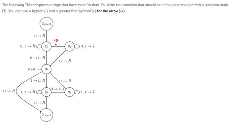 solved the following tm recognizes strings that have more
