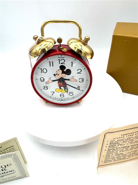 Mickey Mouse Vantage Clock Made In West Germany April 1968 Etsy