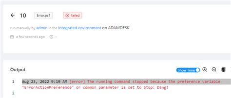Variable Erroractionpreference Always Gets Treated As Stop Powershell Universal Ironman