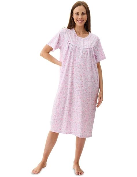 Givoni Connie Short Sleeve Shorts Nightie In Pink Myer