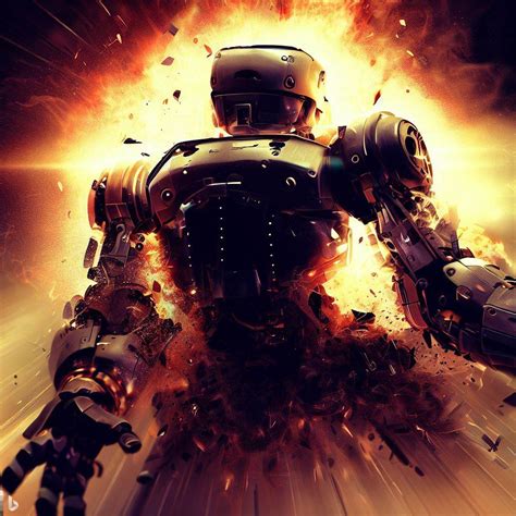 Robot Exploding By Ld345 On Deviantart
