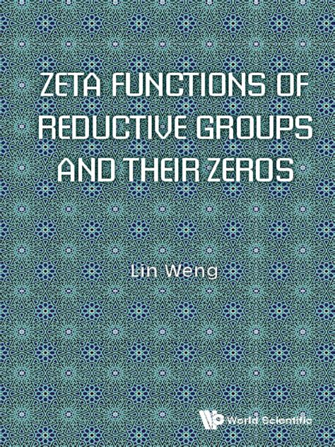zeta functions of reductive groups and their zeros pdfdrive pdf mathematical relations
