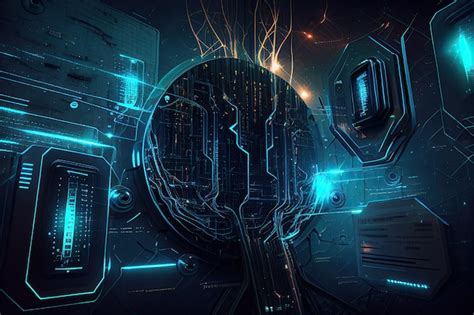 Premium Ai Image Technology Background Digital Graphic Design