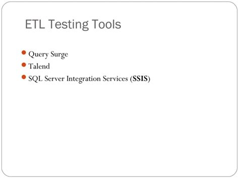 etl testing training presentation ppt databases computer software