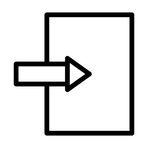 Exit Icon Design 23310069 Vector Art At Vecteezy