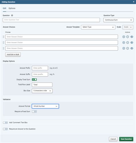 Continuous Sum Smartsurvey Knowledge Base