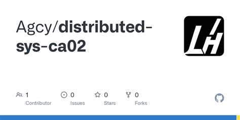 Github Agcydistributed Sys Ca02