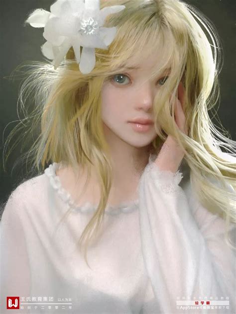 水灵灵的美少女插画丨台湾插画师 田心皓Ryan Tien cgwang 绘学霸
