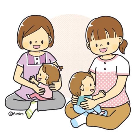産後フィットネス・赤ちゃん教室のイメージイラスト（カラー） イラスト ソフト 子供のお絵かき 子供の漫画
