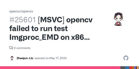 Msvc Opencv Failed To Run Test Imgprocemd On X86 Mode · Issue 25601