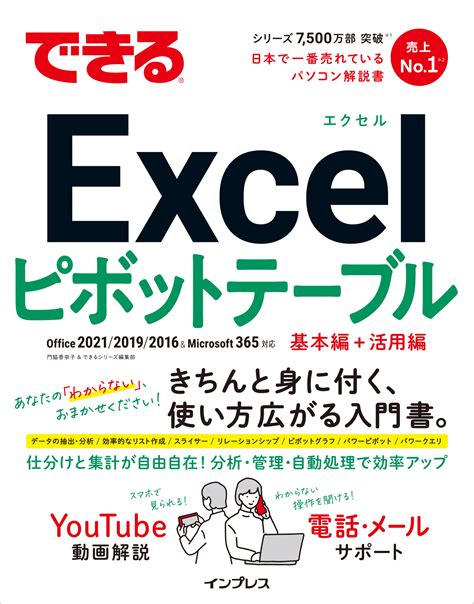 パワーピボットとパワークエリで複雑なデータを分析可視化 できるExcelピボットテーブル Office Microsoft 対応を 月 日水