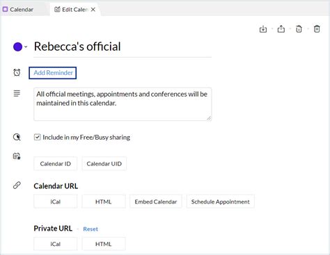 Reminders And Notifications Zoho Calendar