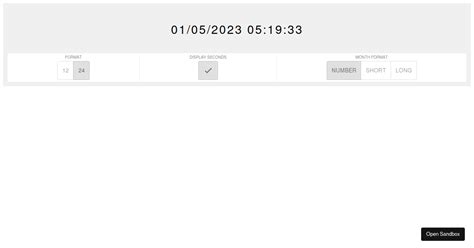 React Rxjs Clock Codesandbox
