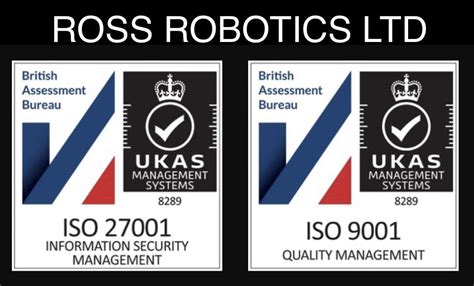 ross robotics on linkedin rossrobotics iso27001 iso9001 achievementunlocked innovation…
