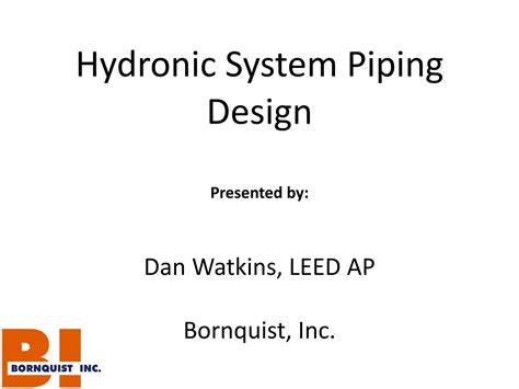 Hydronic Basics Primary Secondary Pumping Ppt