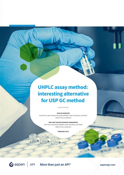 Uhplc Assay Method Interesting Alternative For Usp Gc Method Aspen Api The Netherlands
