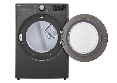 Dle3470m Lg 27 7 4 Cu Ft Ultra Large Capacity Electric Dryer With Sensor Dry Middle Black