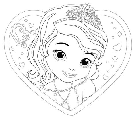 Sofia Face Coloring Page Download Print Or Color Online For Free