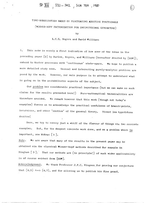 Pdf Time Substitution Based On Fluctuating Additive Functionals Wiener Hopf Factorization For