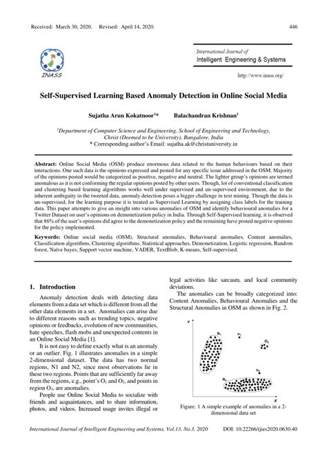 Pdf Self Supervised Learning Based Anomaly Detection In Online Social Media