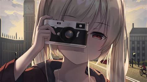 Wallpaper Girl Photographer Camera Anime Hd Picture Image