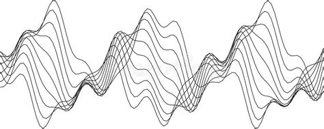 Abstract Wave Pattern Design For Modern Art And Creative Projects Stock Illustration