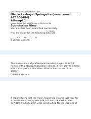 Mean Median And Skewness Exploring Statistical Concepts In Course Hero