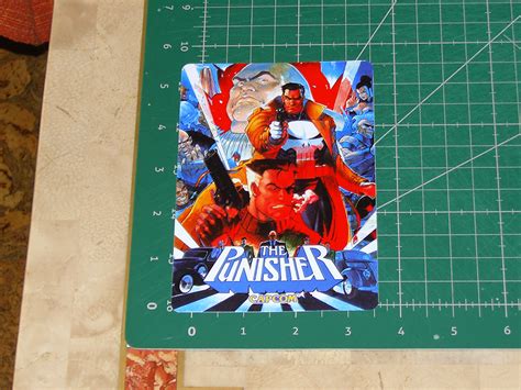 The Punisher Custom CPS Game Board Label Sticker CAPCOM Reproduced