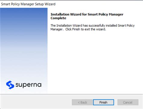 Installing Smart Policy Manager Superna Eyeglass Documentation User Manuals Administration