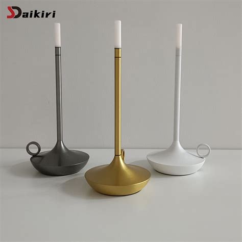 테이블 장식용 Usb 침대 사이드 테이블 램프 야간 램프 충전식 무선 Led 라이트 캔들 워머 레스토랑 테이블 램프 Aliexpress