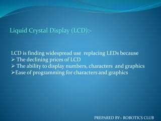 LCD Interfacing PPTX