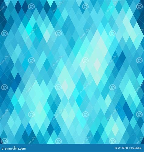 Seamless Abstract Geometric Pattern With Rhombus Stock Vector