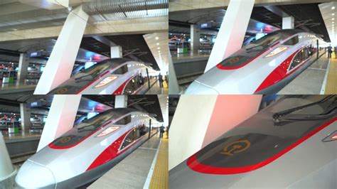 复兴号高速列车首发视频素材下载