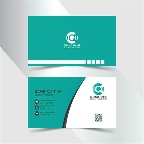 Minimal Business Card Layout 25773613 Vector Art At Vecteezy