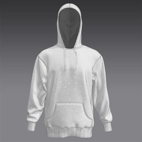 Men Hoodie Modelo 3d 42 Pac Obj Max Free3d