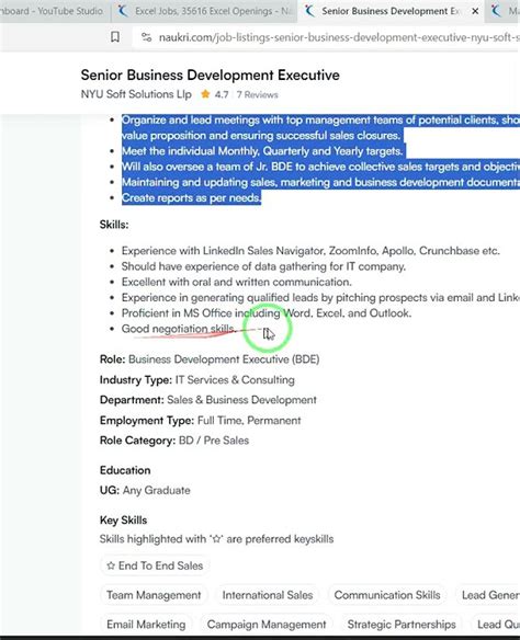Senior Business Development Executive Sujeet Sir Excel Classes Iptindia Excelcourse