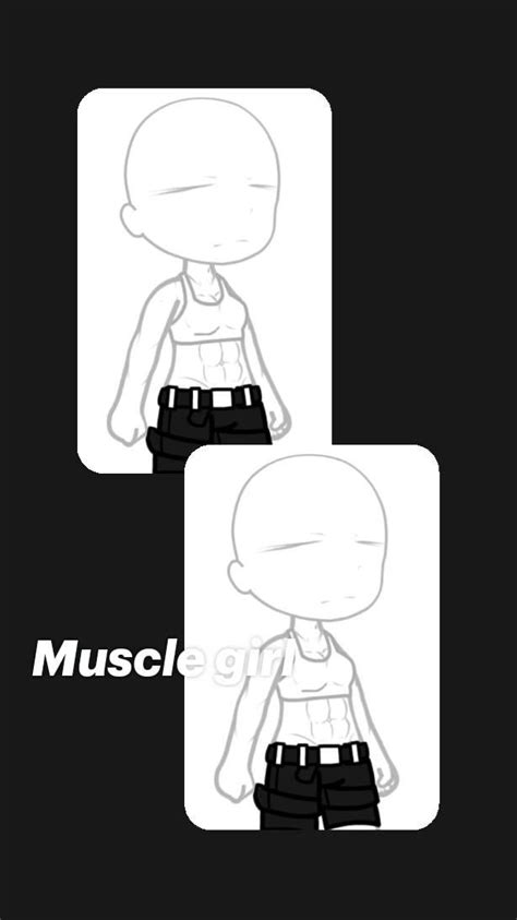 Muscle Girl Muscle Girls Female Sketch Sketches