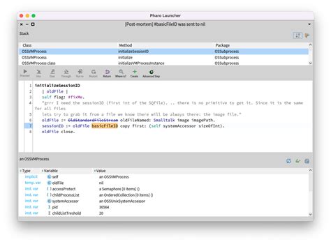 Basicfileid Was Sent To Nil · Issue 614 · Pharo Projectpharo Launcher · Github