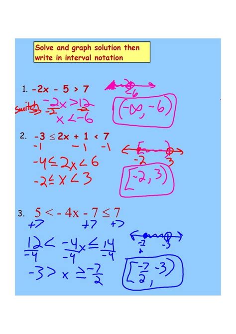 Interval Notation Pdf