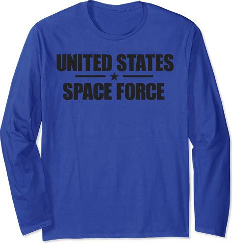 Us Space Force Long Sleeve T Shirt Uk Clothing