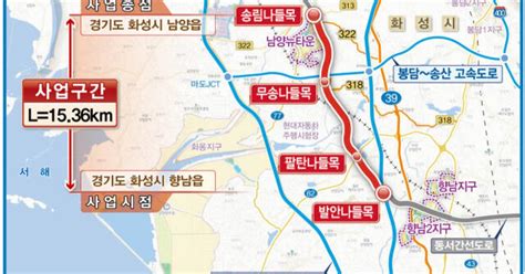 화성 발안~남양 고속화도로 사업 본격화기재부 심의 통과