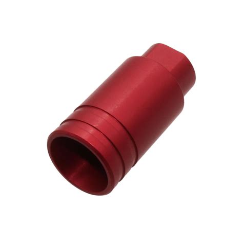 Ar 10lr 308 Flare Can Recoil Compensator Aluminum Red